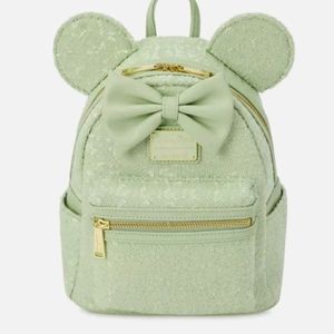 Disney | Bags | Disney Parks Loungefly Minnie Ears Backpack Mint | Poshmark